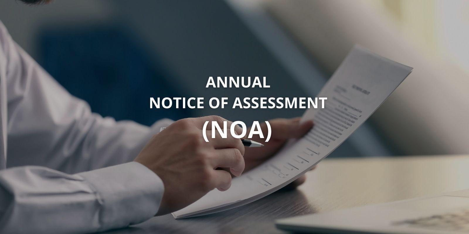 Importancia del Annual Notice of Assessment (NOA) en Georgia